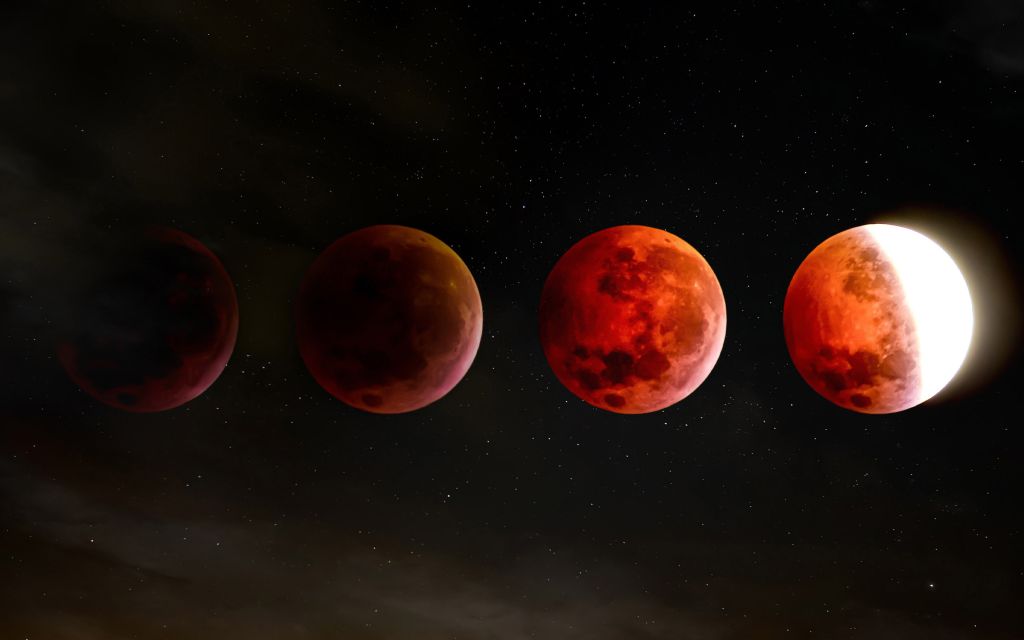 Factors that cause the Blood Moon phenomenon